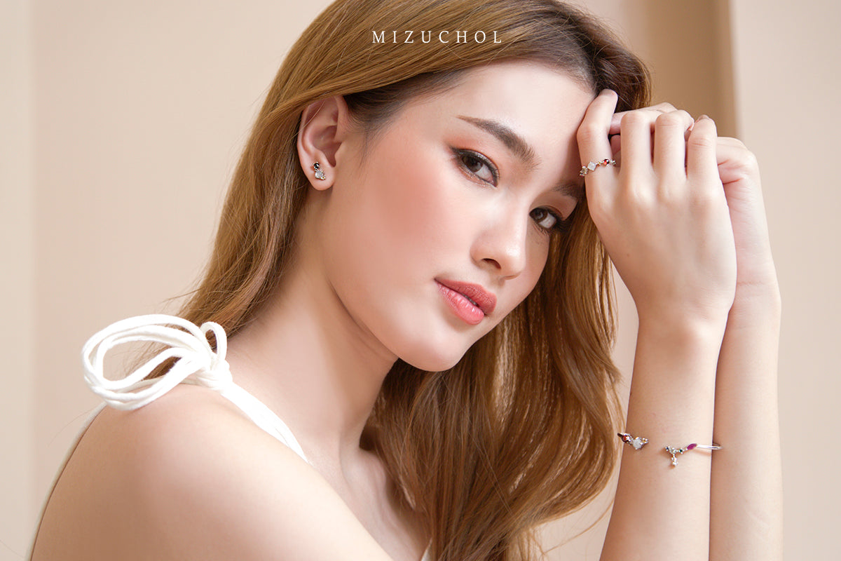 Nine Lucky Gems Bracelet | Series Hope (Rhodium) – Mizuchol Jewelry